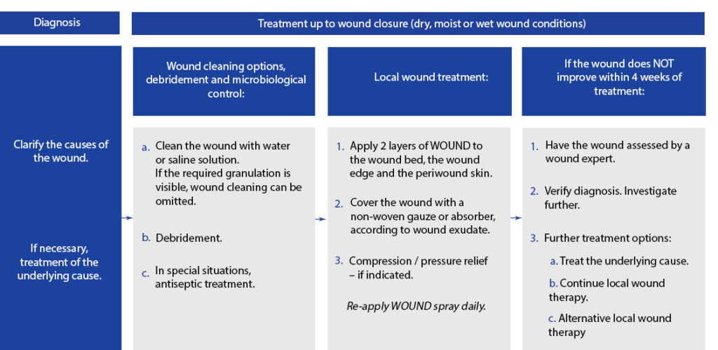 Treatment protocol with WOUND - DTP Medical
